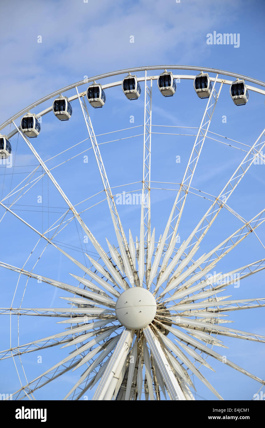 The Liverpool Eye 360 in the Albert Dock, Liverpool, England UK Stock ...