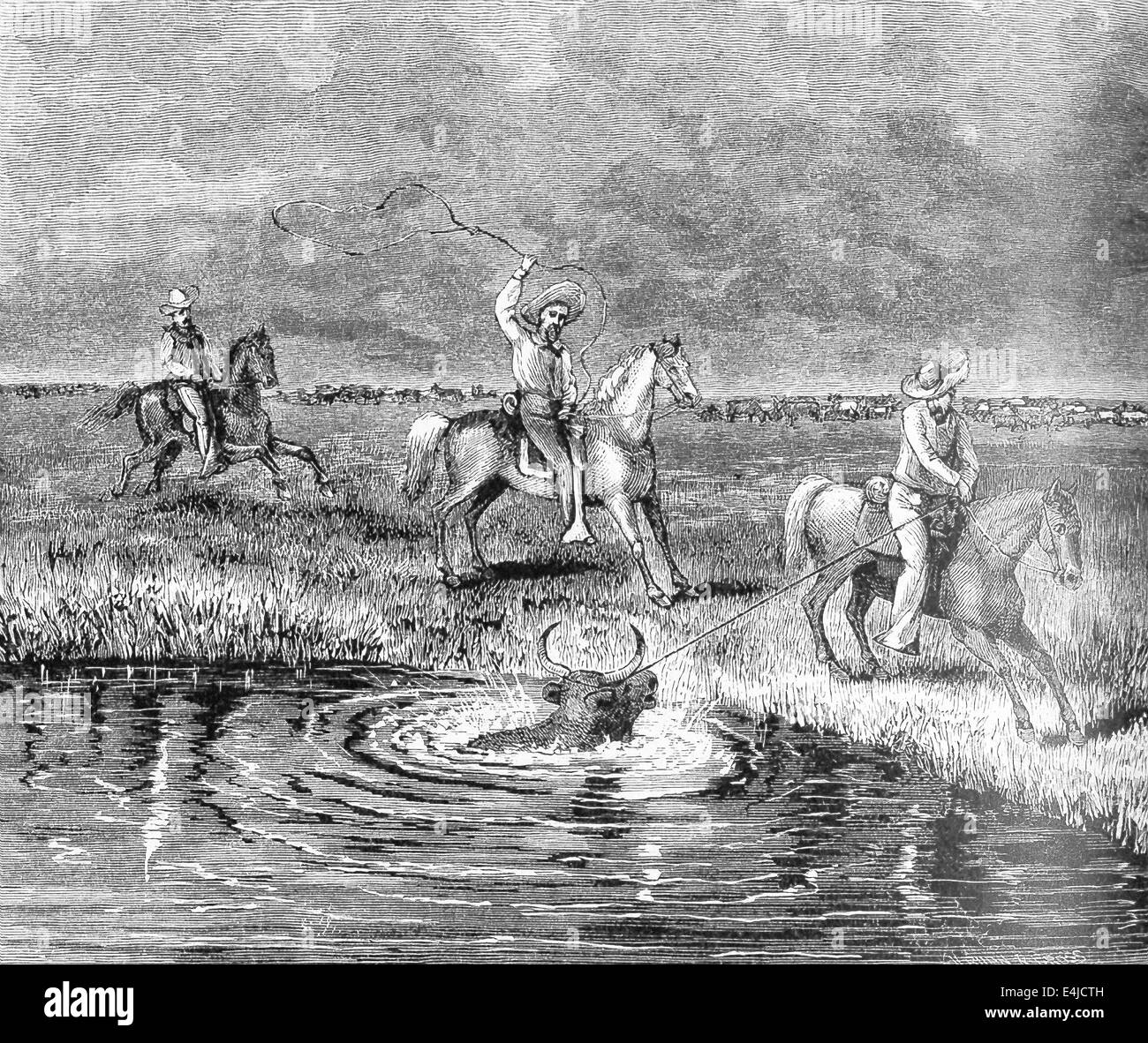 Cowboys in 1880s hi-res stock photography and images - Alamy