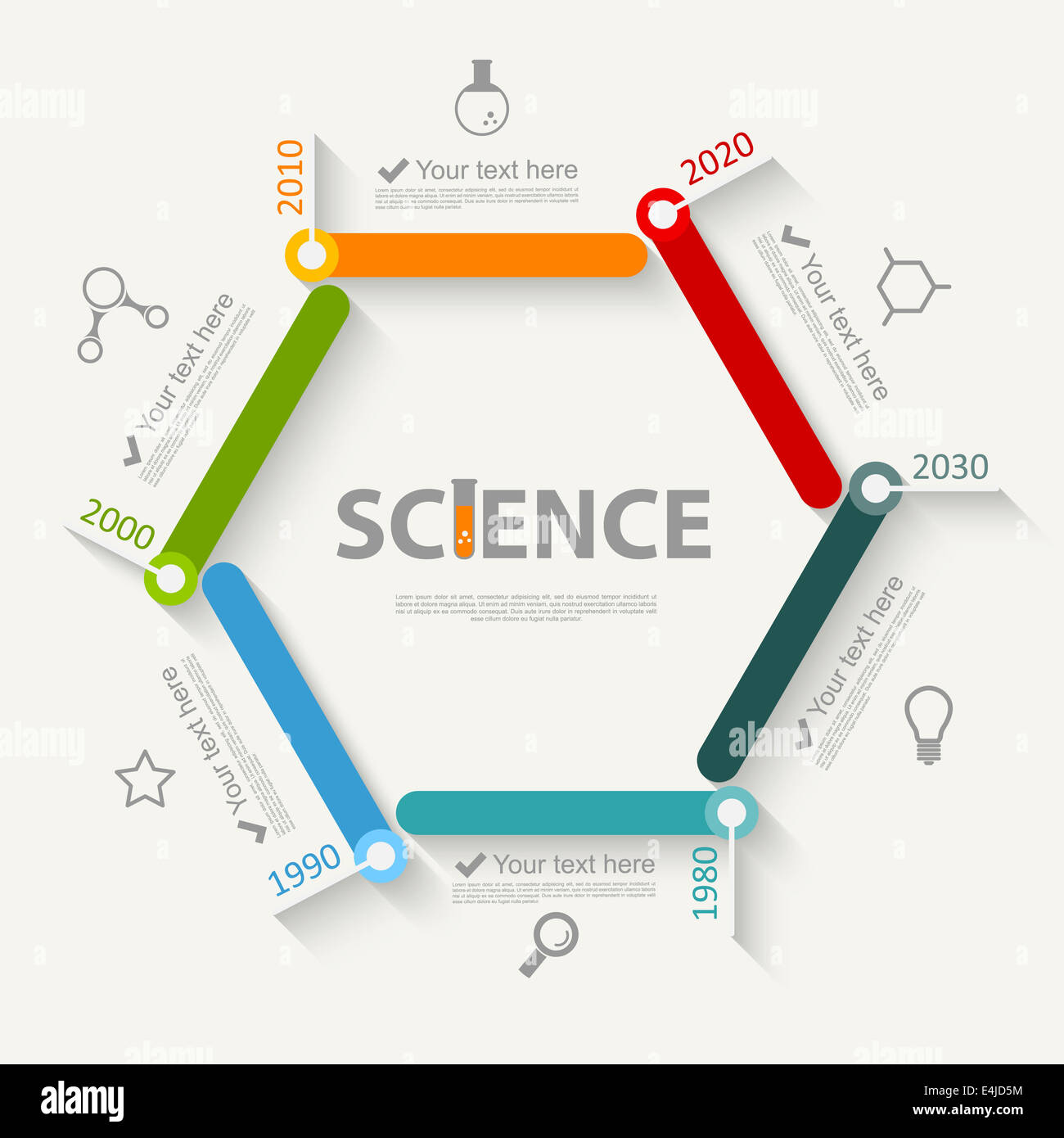 Science infographic presentation poster hi-res stock photography and ...