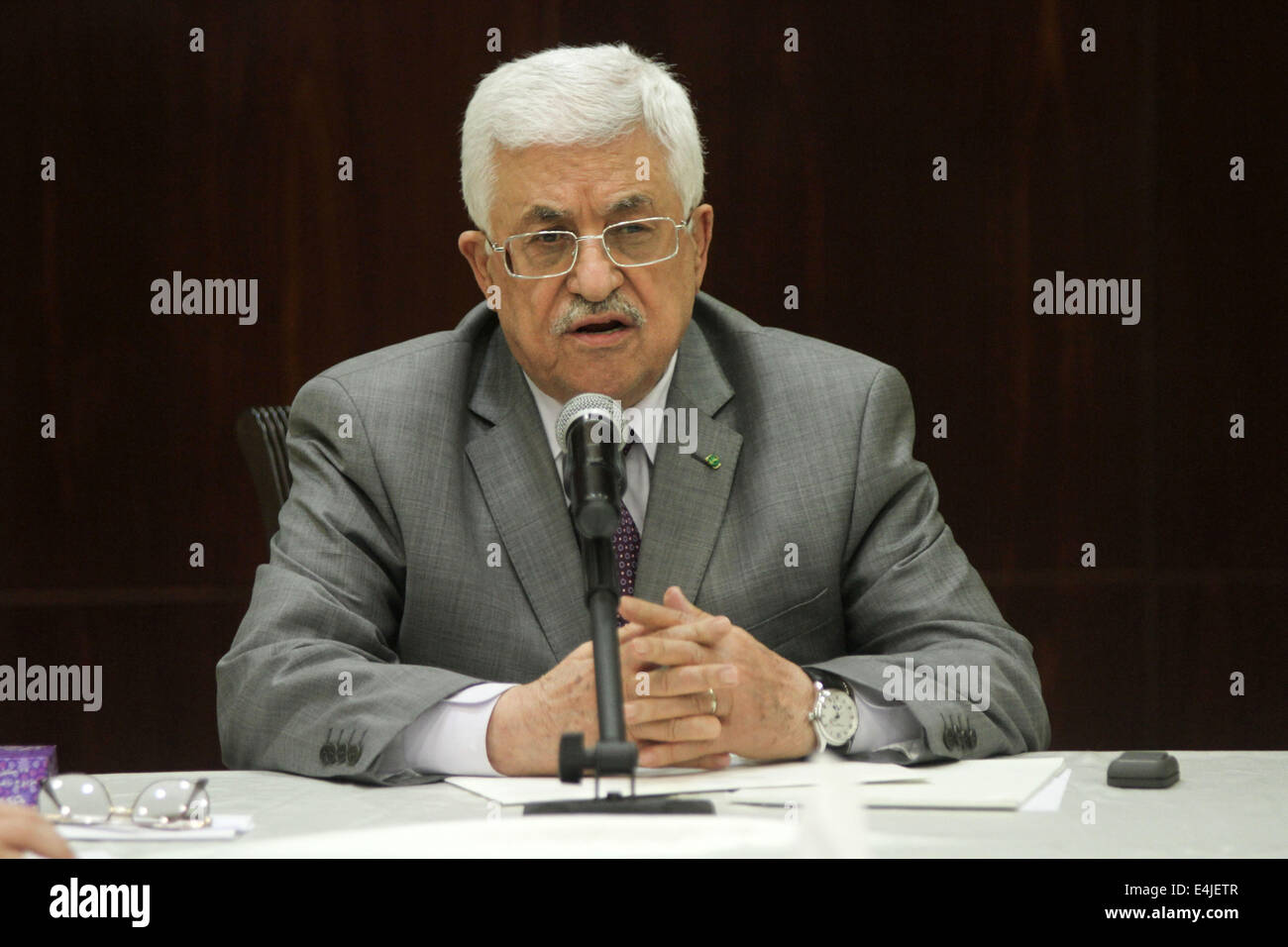 Ramallah, West Bank, Palestinian Territory. 13th July, 2014 ...