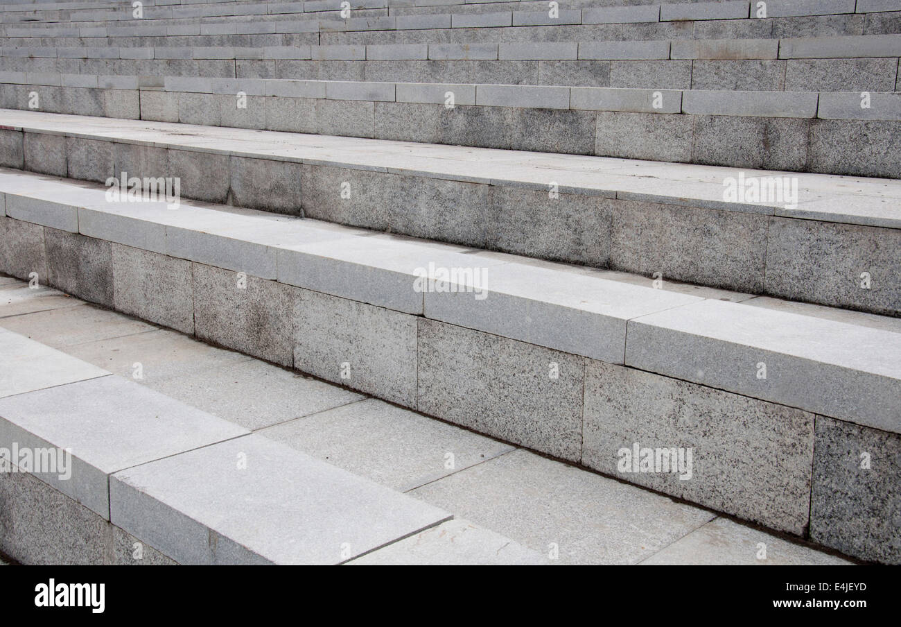 Stone seats building hi-res stock photography and images - Alamy