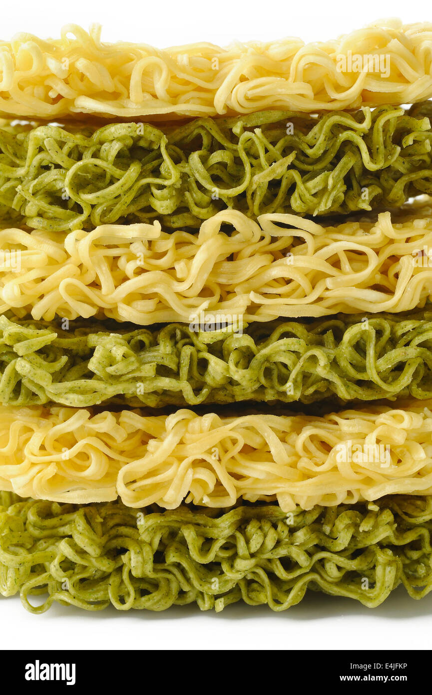 dried green noodles and dried noodles Stock Photo - Alamy