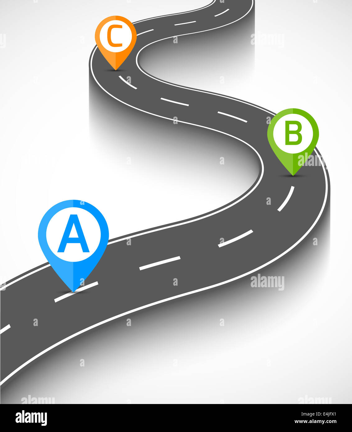 Road business timeline infographic hi-res stock photography and images ...
