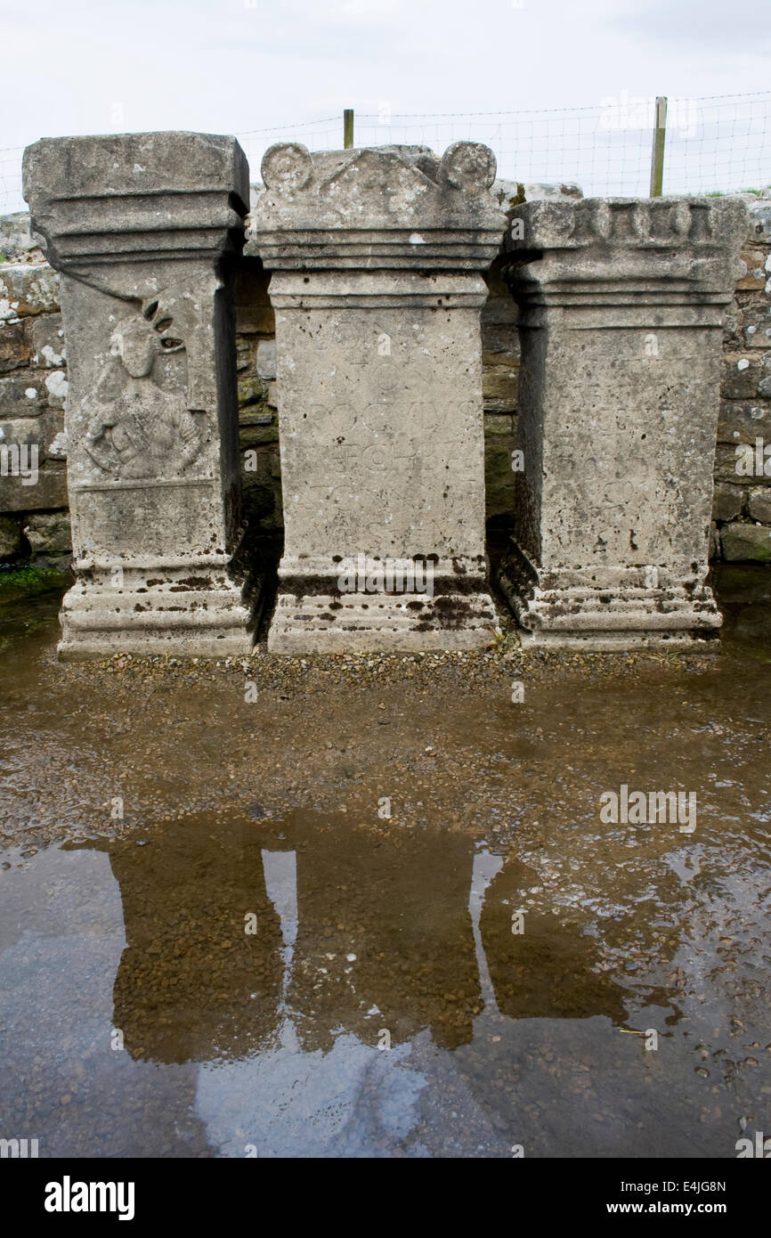Temple of Mithras Hadrian's Wall Stock Photo - Alamy