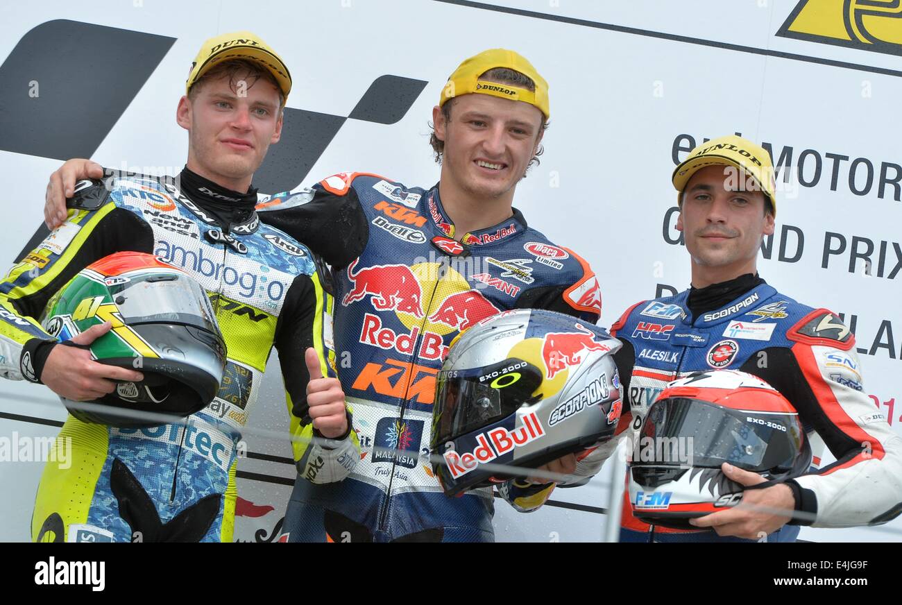 Hohenstein-Ernstthal, Germany. 13th July, 2014. Australian Moto3 driver ...