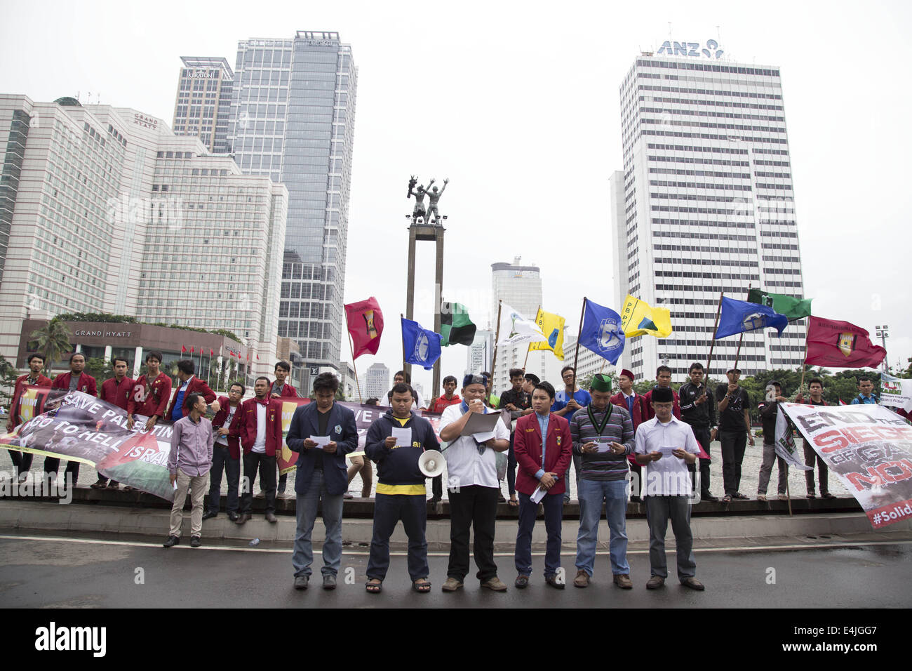 Jakarta, Jakarta, Indonesia. 11th July, 2014. Declaration from Students ...