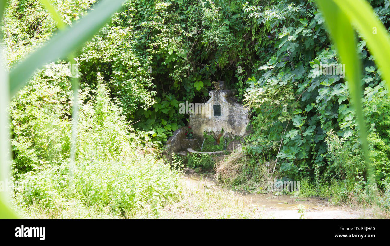 Fresh Water Fountain In Calabria Stock Photo - Alamy
