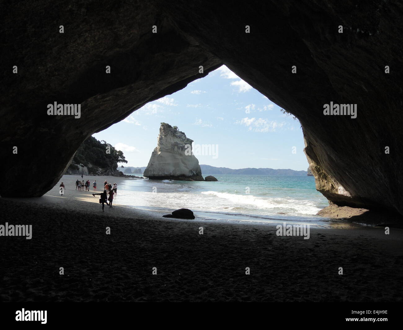 Cathedral Cove, New Zealand Stock Photo - Alamy