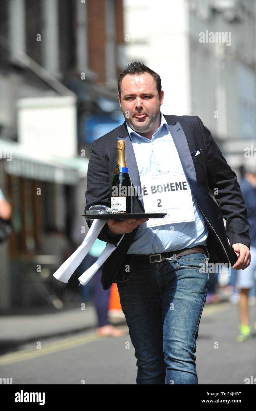 Waiters running race hi-res stock photography and images - Alamy