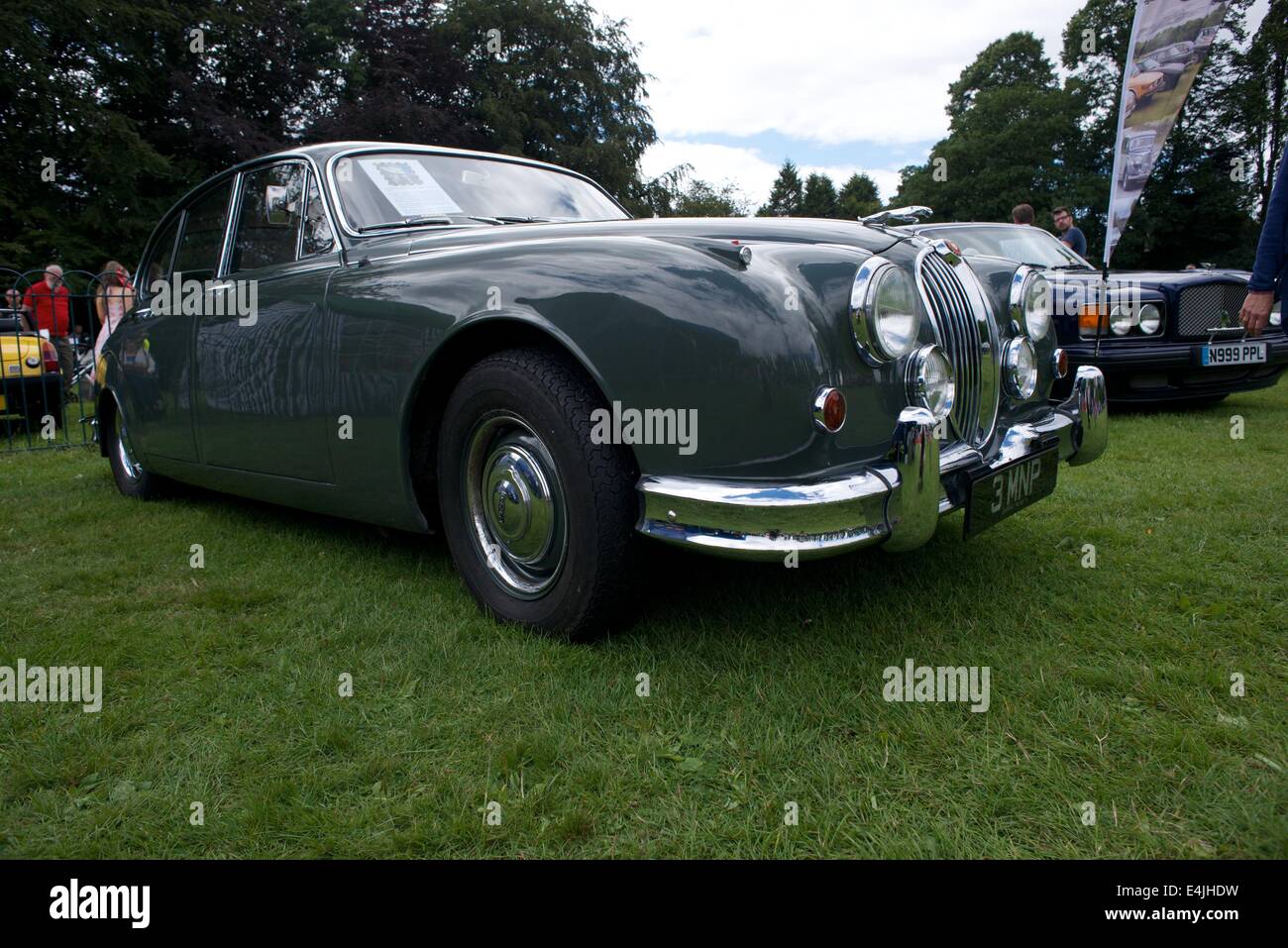 Manchester, UK 13th July 2014 A 1962 Jaguar Mark 2 is on display at the ...