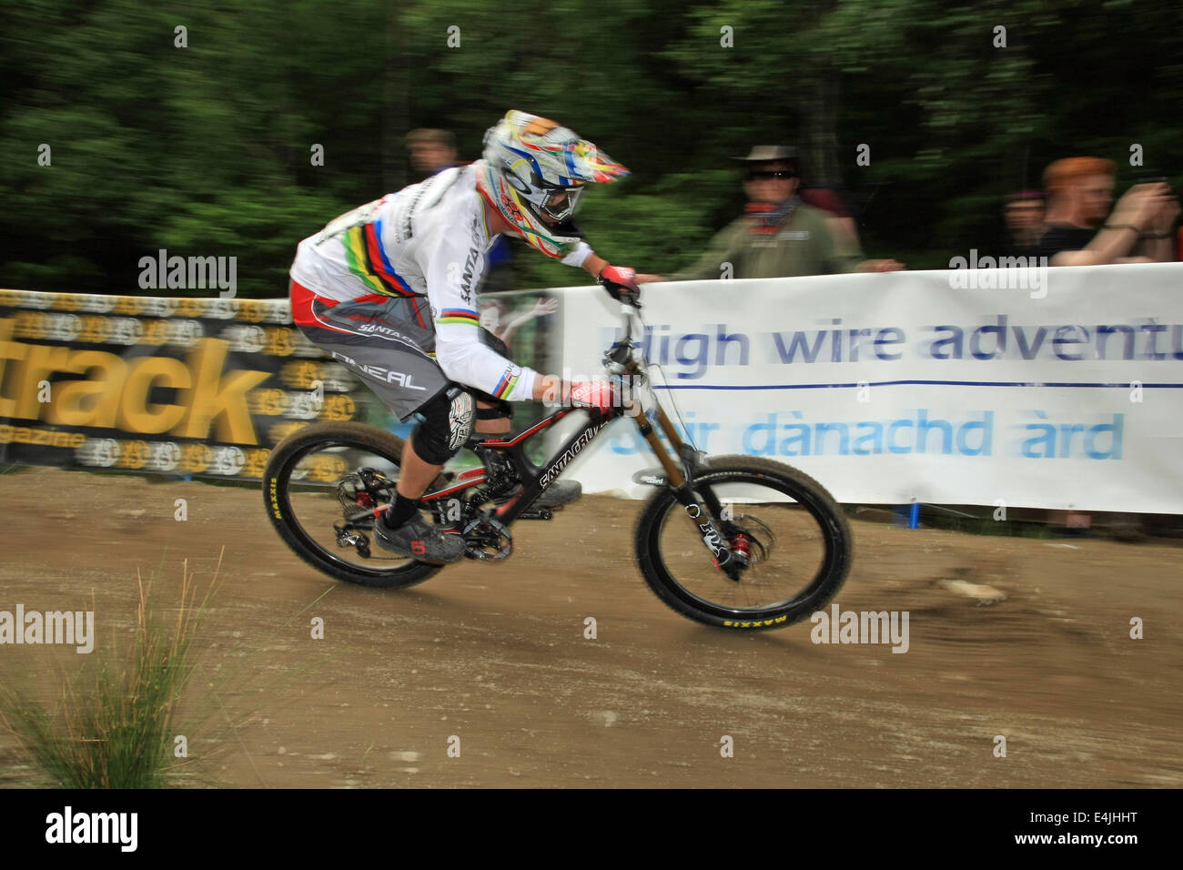 Greg Minnaar at speed Stock Photo - Alamy