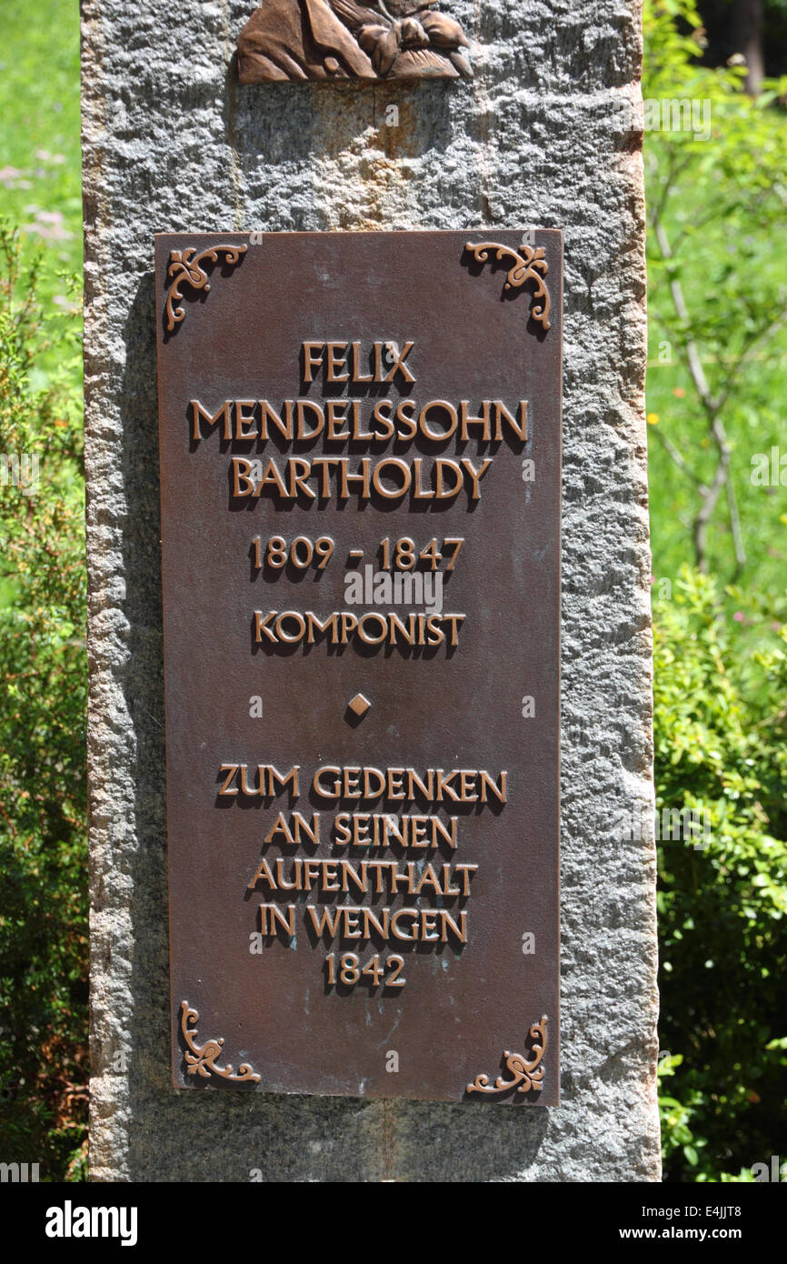 A memorial plaque in an alpine clearing Stock Photo - Alamy