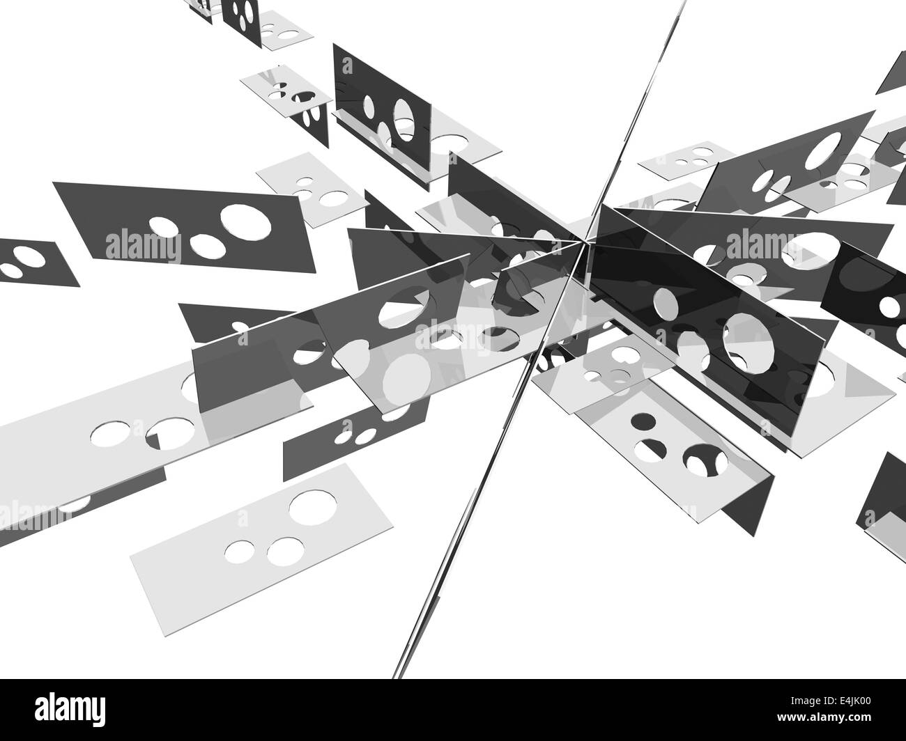 Panels´ illustration over white background Stock Photo - Alamy