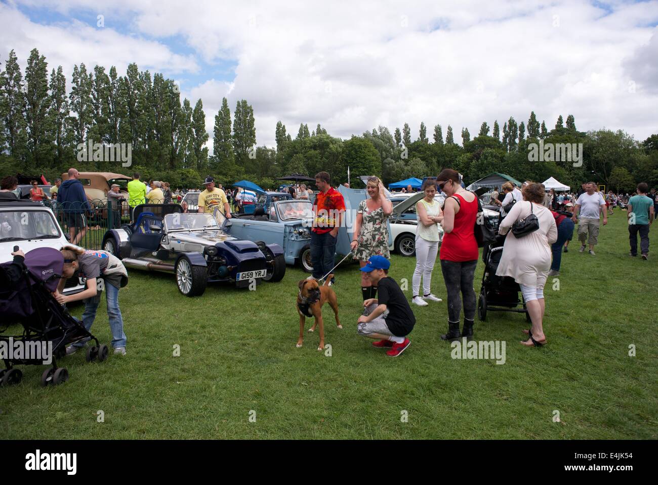 Car cars show display didsbury manchester hi-res stock photography and ...