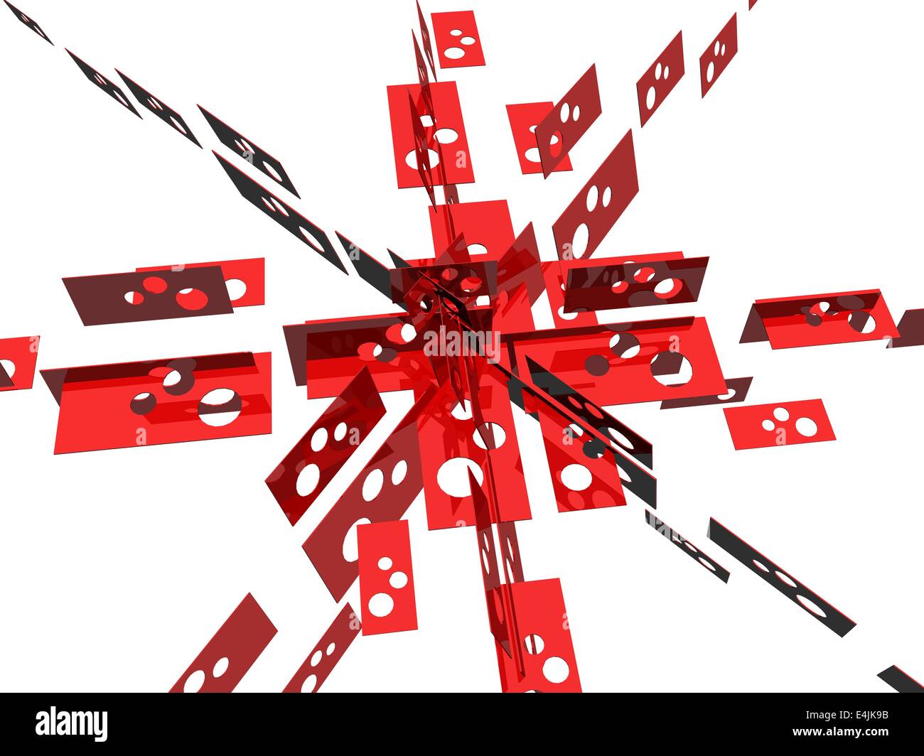 Panels´ illustration over white background Stock Photo - Alamy