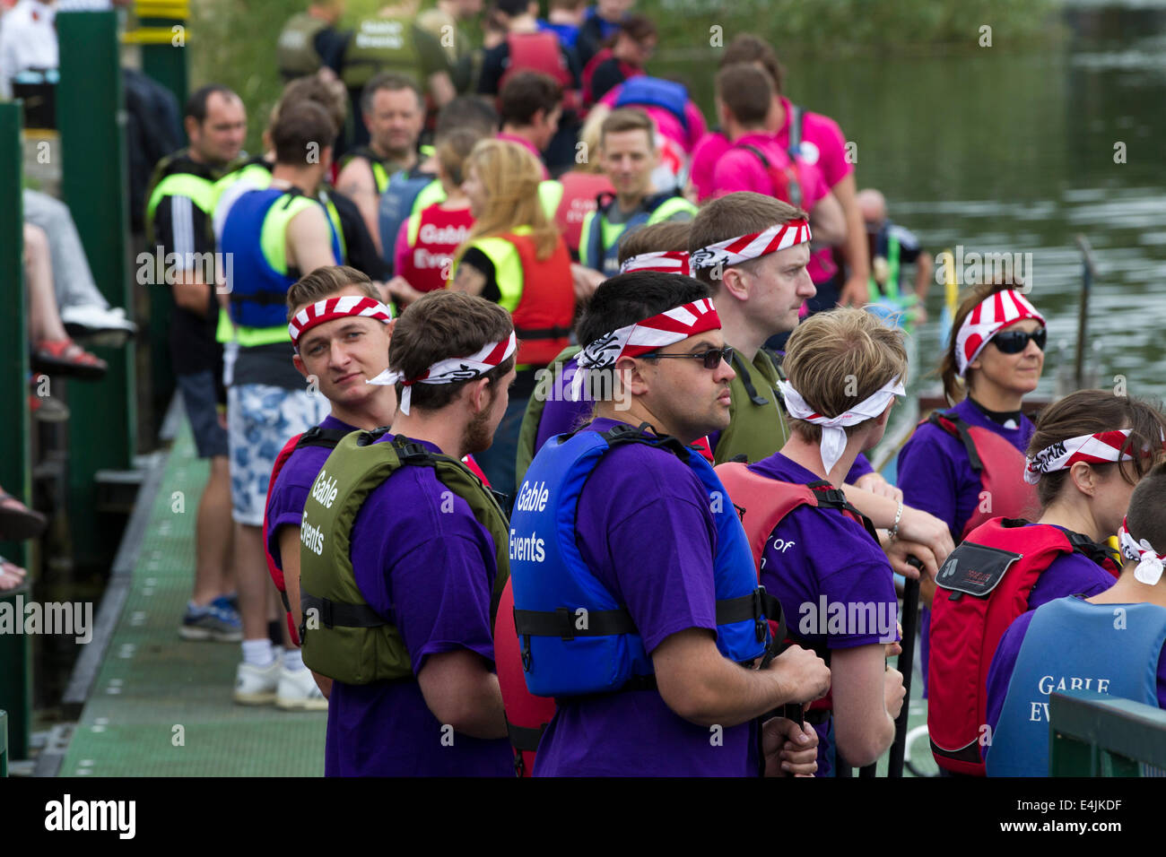 Northampton, U.K. 13th July 2014. Dragon Boat Festival, Midsummer ...