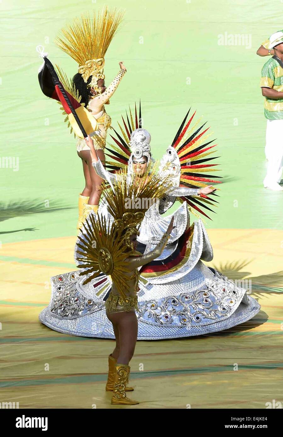 Rio De Janeiro, Brazil. 13th July, 2014. Performers dance in the ...
