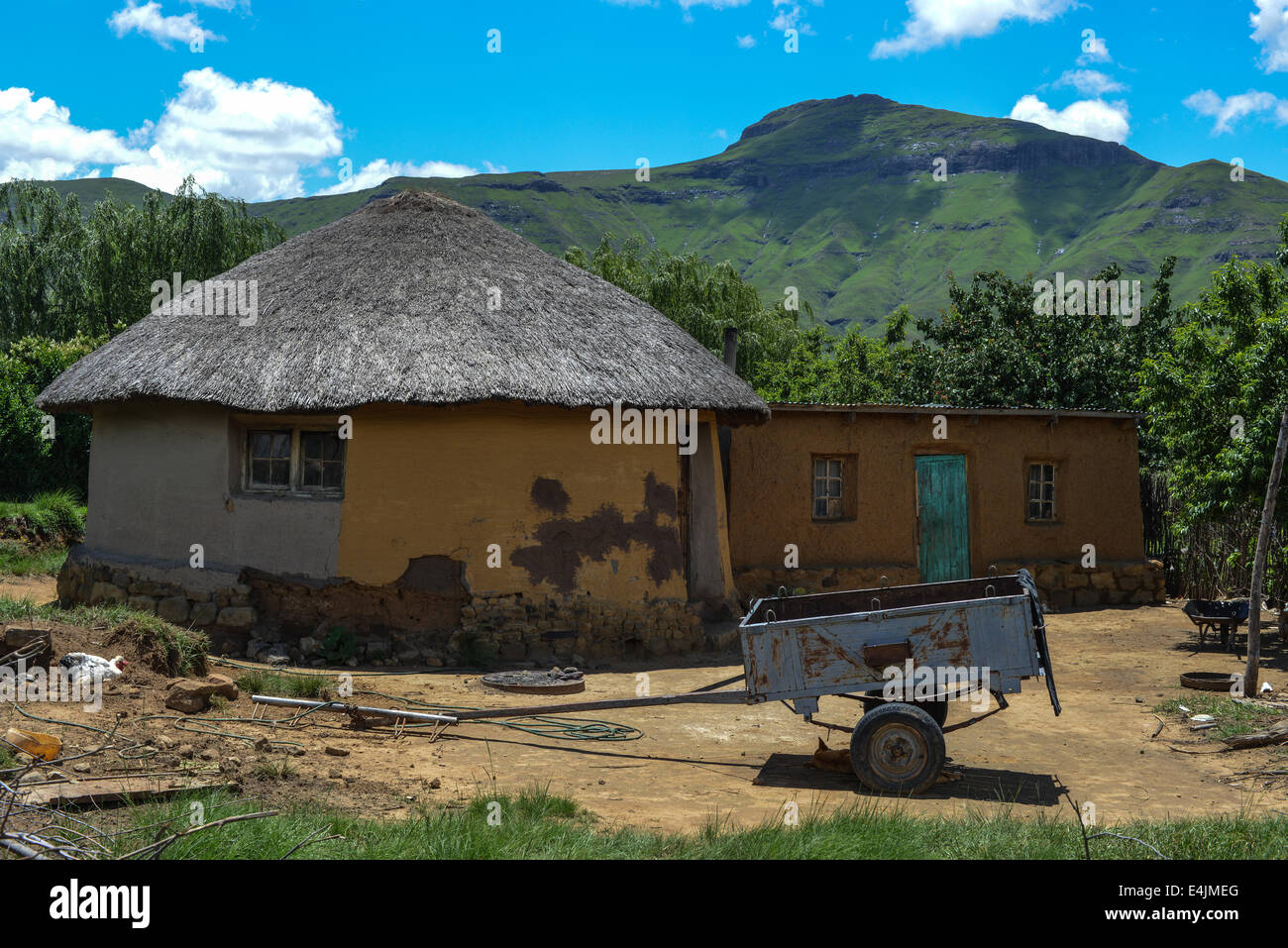 Basotho traditional house lesotho africa hi-res stock photography and ...