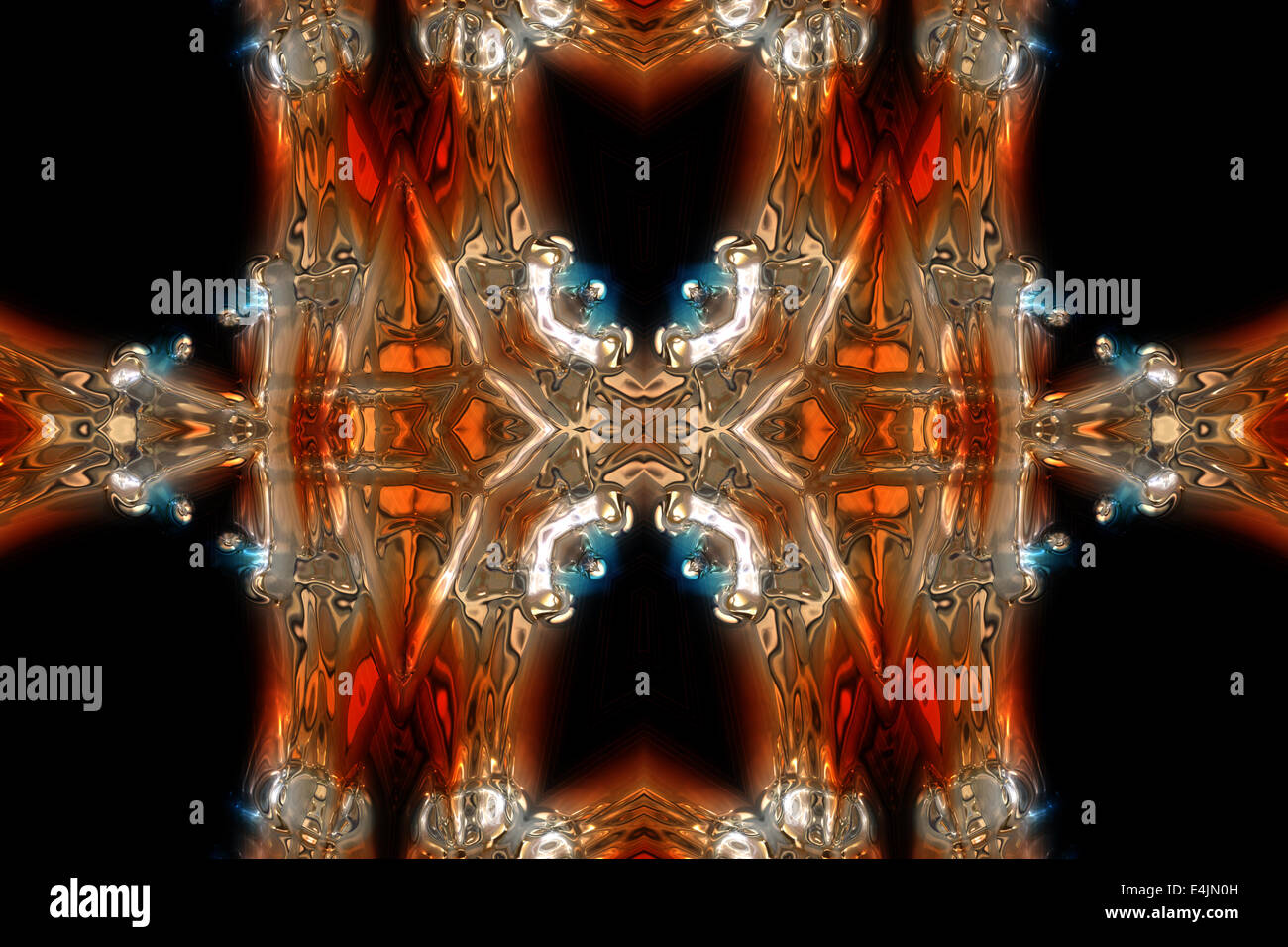 Wonderful abstract illustrated glass object Stock Photo - Alamy