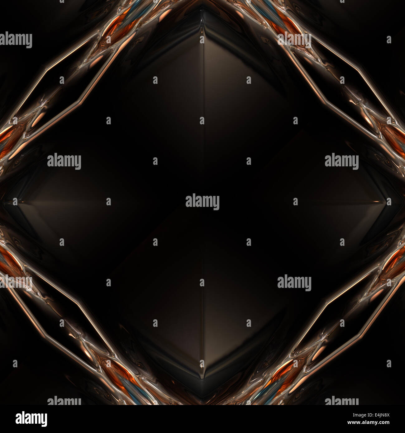Wonderful abstract illustrated glass object Stock Photo - Alamy