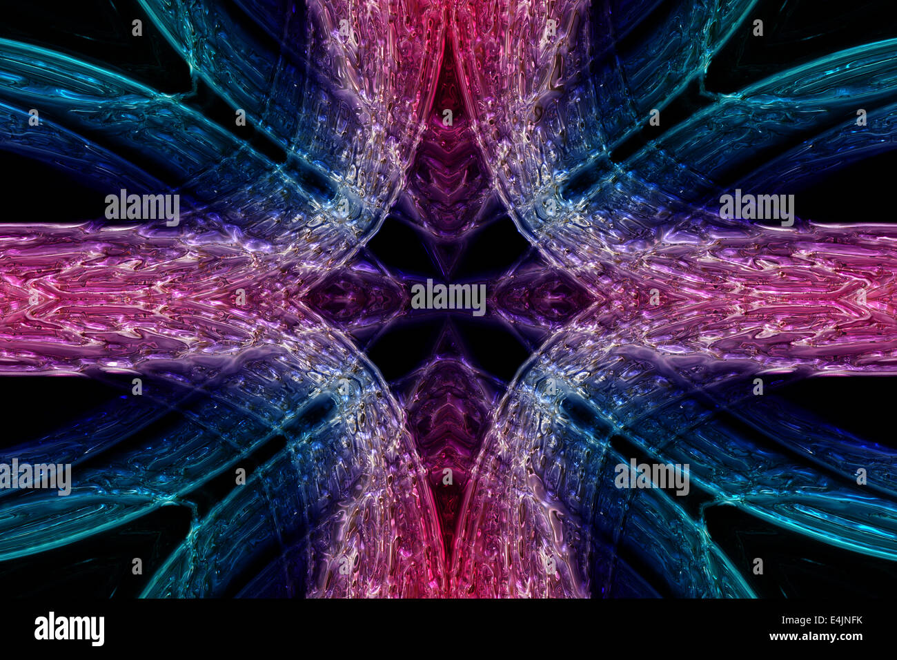 Wonderful abstract illustrated glass object Stock Photo - Alamy