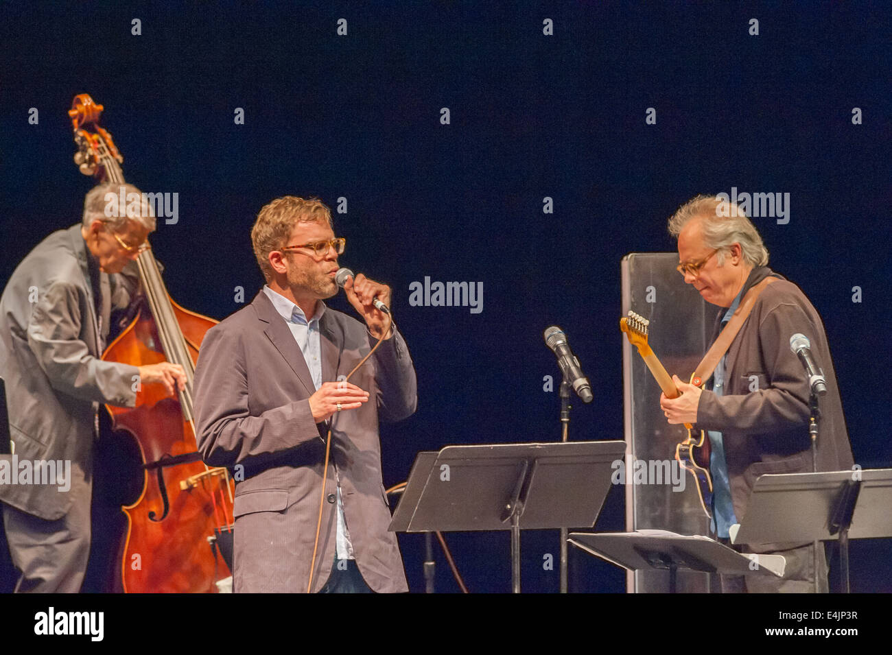 Jazz concert featuring Charlie Haden on double bass, Bill Frisell on ...