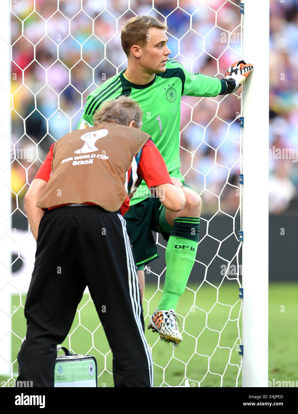 Rio de Janeiro, Brazil. 13th July, 2014. Goalkeeper Manuel Neuer of ...