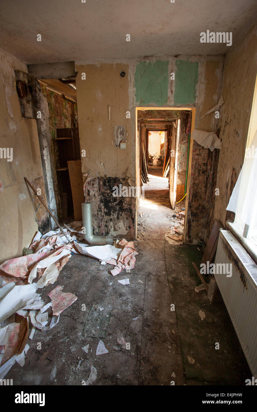 Rundown House Interior