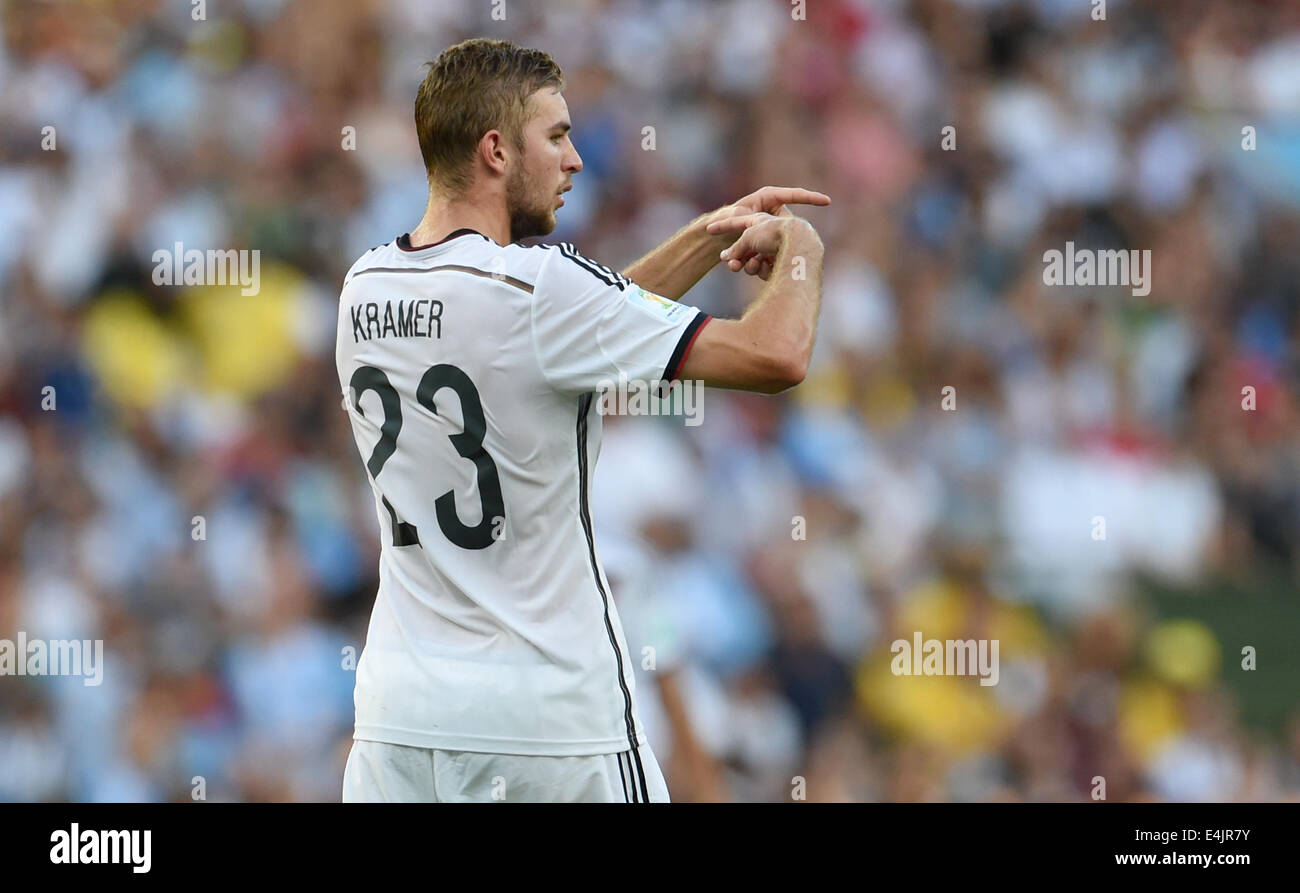 Rio de Janeiro, Brazil. 13th July, 2014. Christoph Kramer of Germany ...