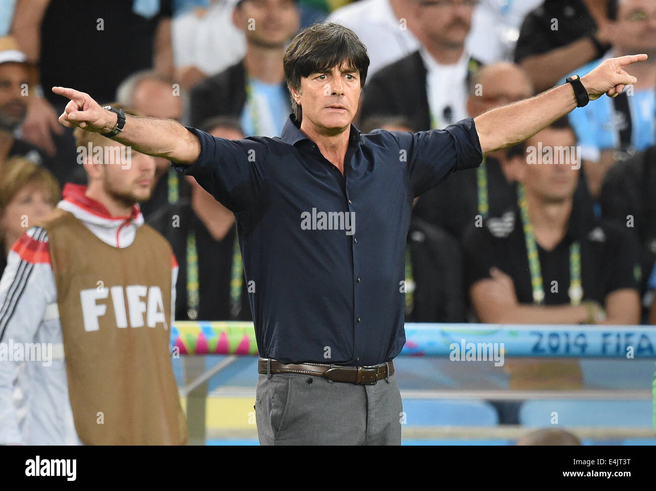 Rio de Janeiro, Brazil. 13th July, 2014. Headcoach Joachim Loew of ...