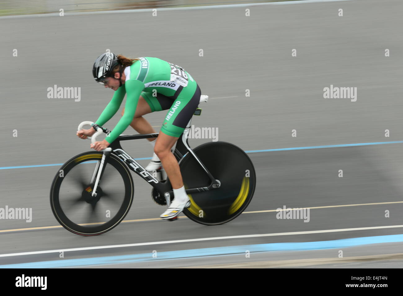 Dublin, Ireland. 13th July, 2014. Ireland's Caroline Ryan who won the ...