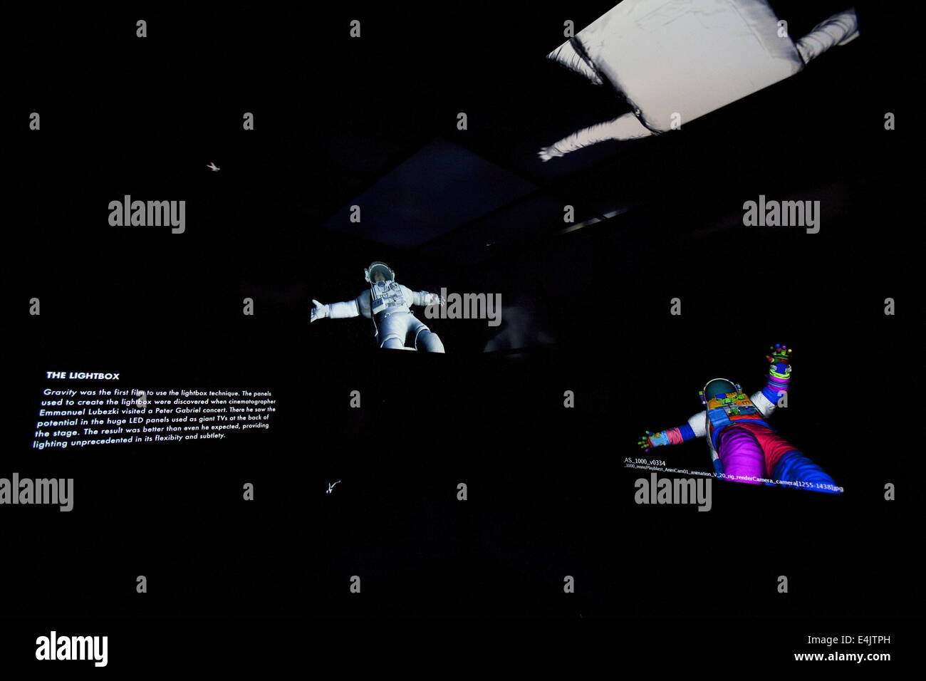 July 10, 2014 - London, UK - Digital Revolution / Gravity - vissual ...