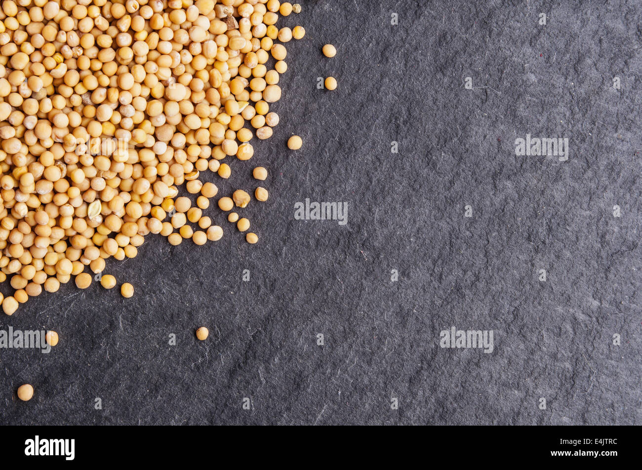 Mustard seeds - close up view, can be used as a background Stock Photo ...
