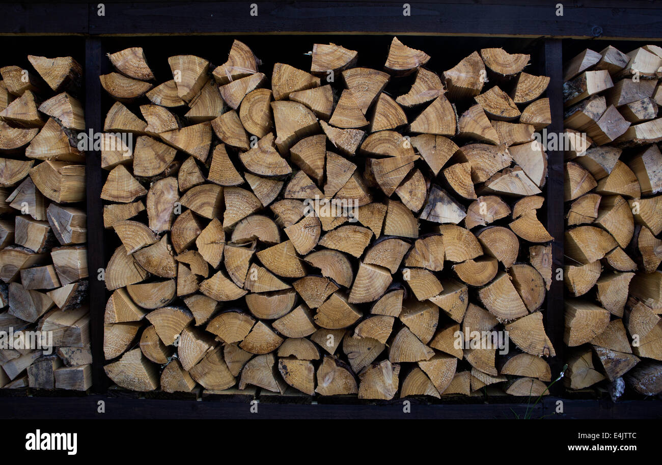 Stack of firewood Stock Photo - Alamy