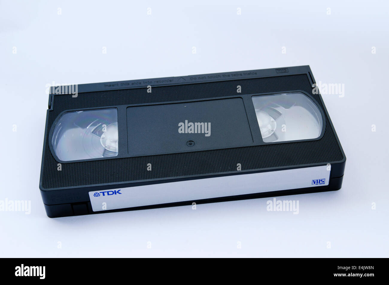 VHS video tape on white background Stock Photo - Alamy