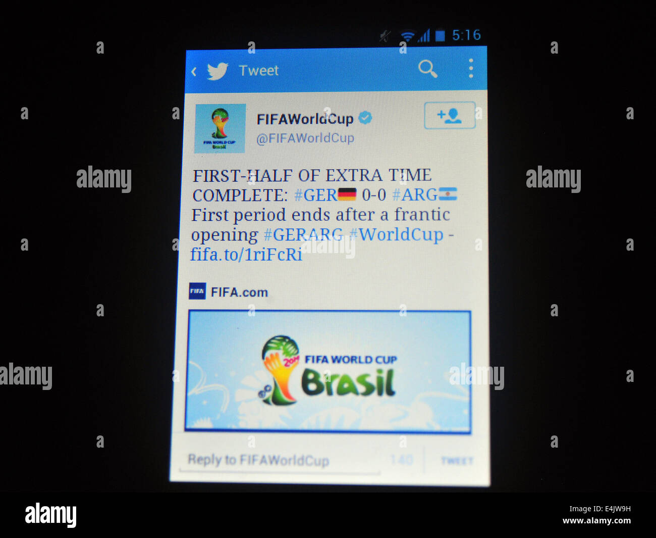 2014 fifa world cup brazil final hi-res stock photography and images ...