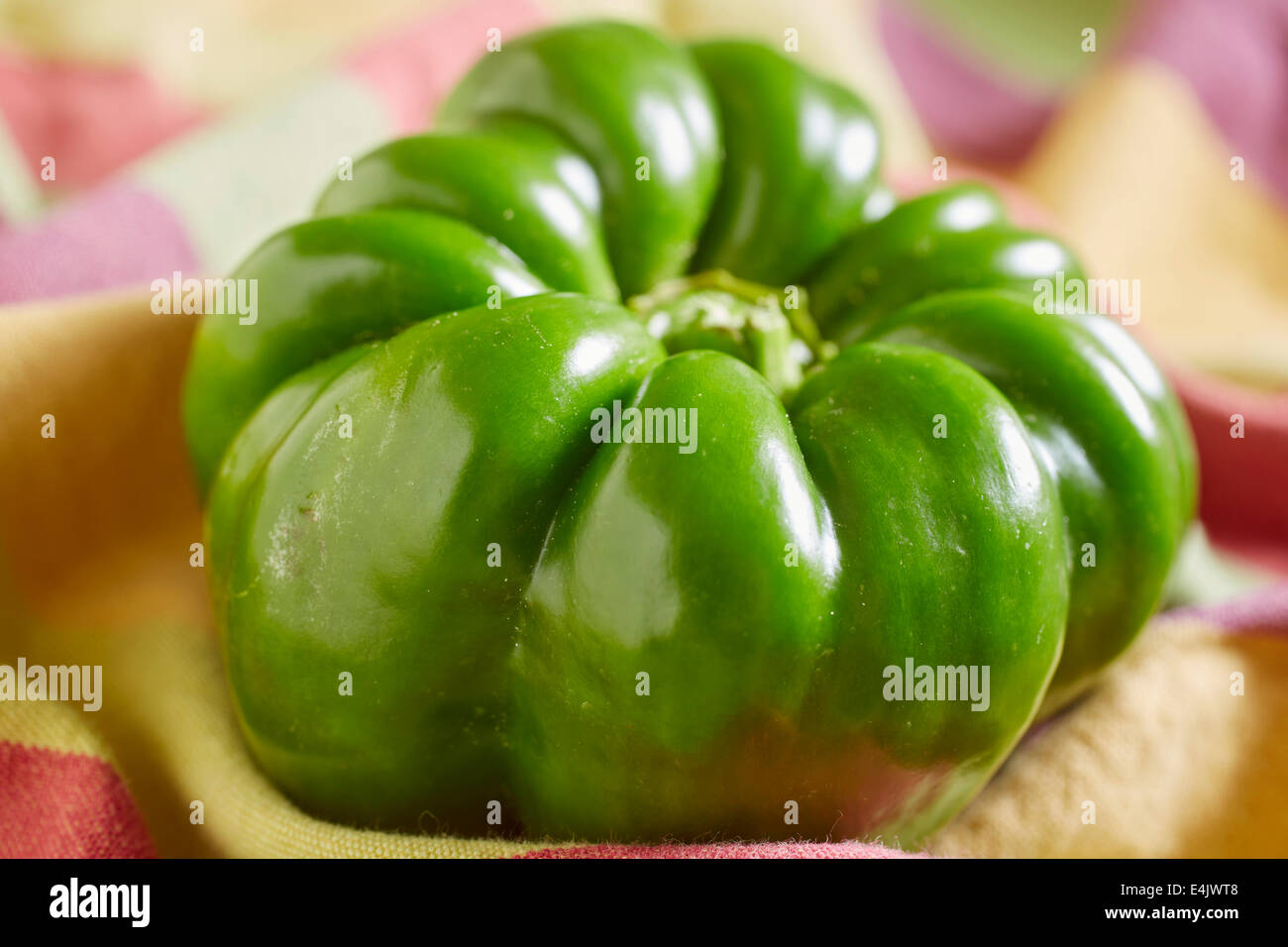 Green Bell Pepper Stock Photo - Alamy