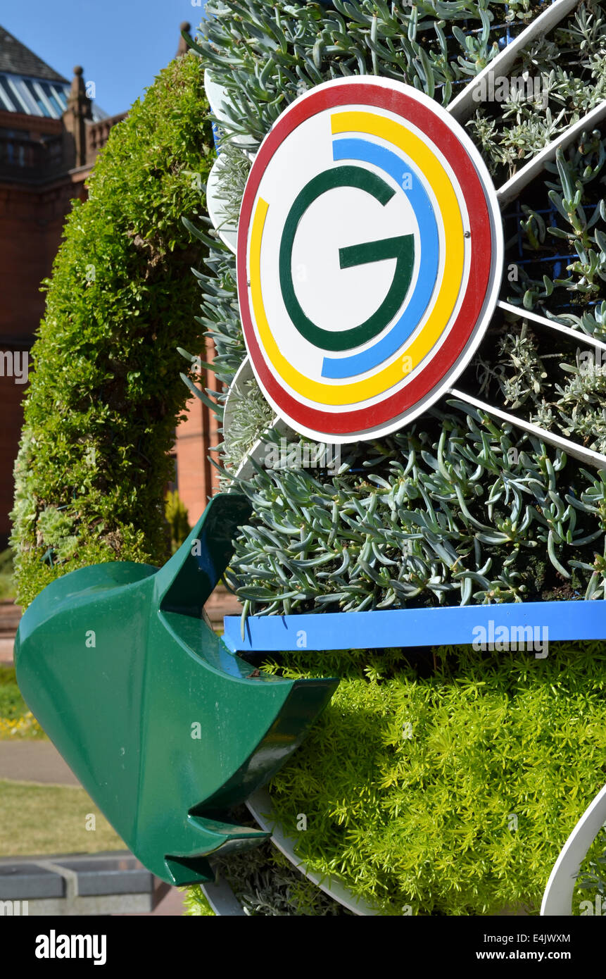 Clyde, the Thistle man Mascot for the Glasgow Commonwealth games 2014 ...