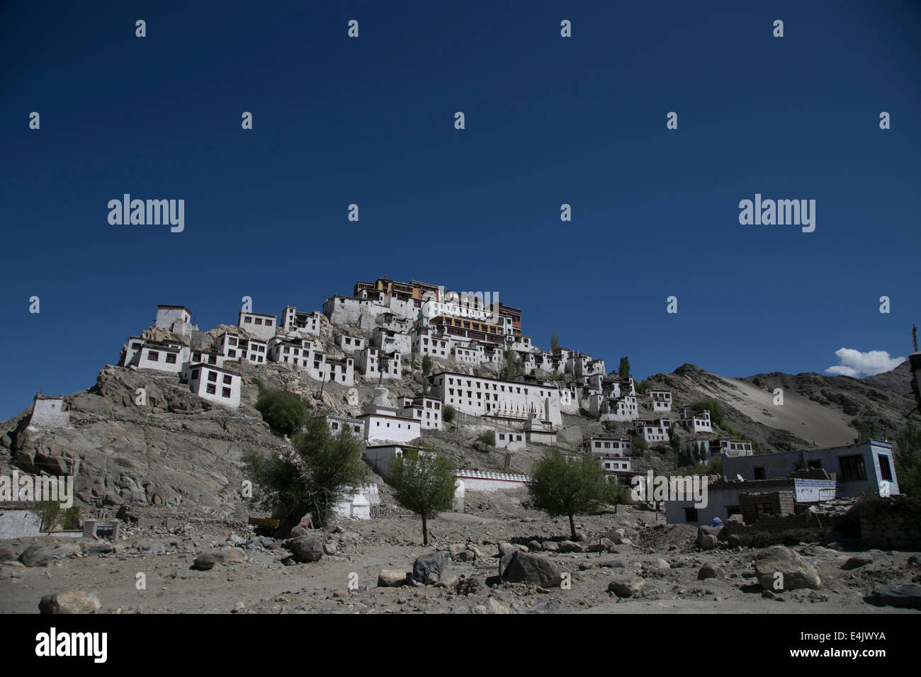 Buddhist monastery in Ladakh Stock Photo - Alamy