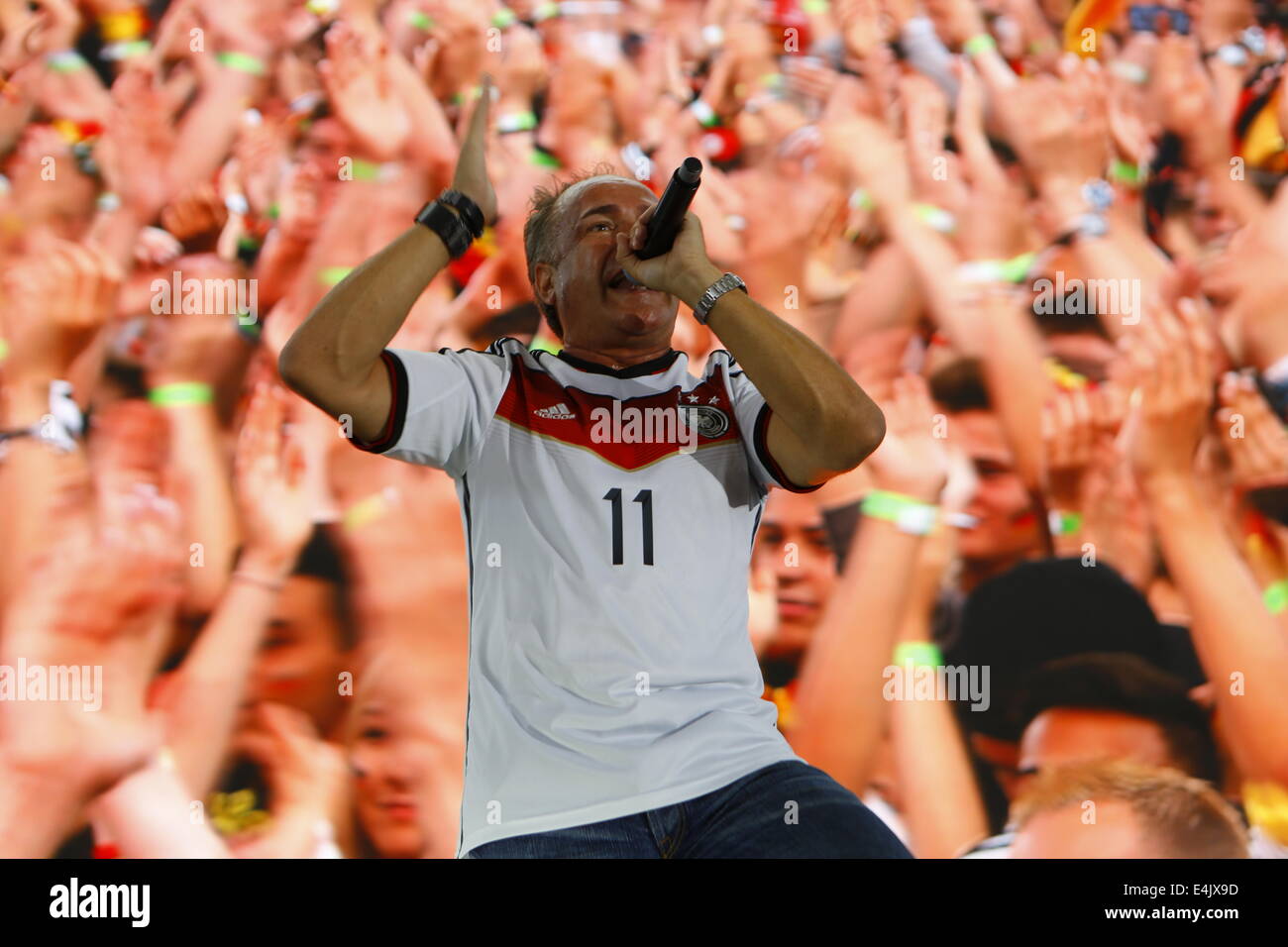 German singer Tim Toupet performs live on stage. German singer Tim ...