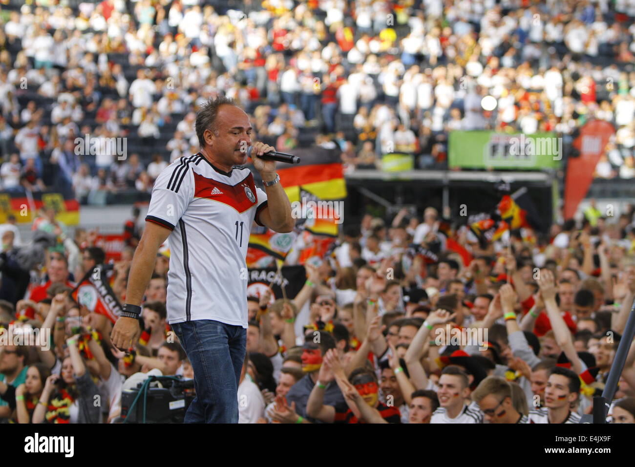 German singer Tim Toupet performs live on stage. German singer Tim ...