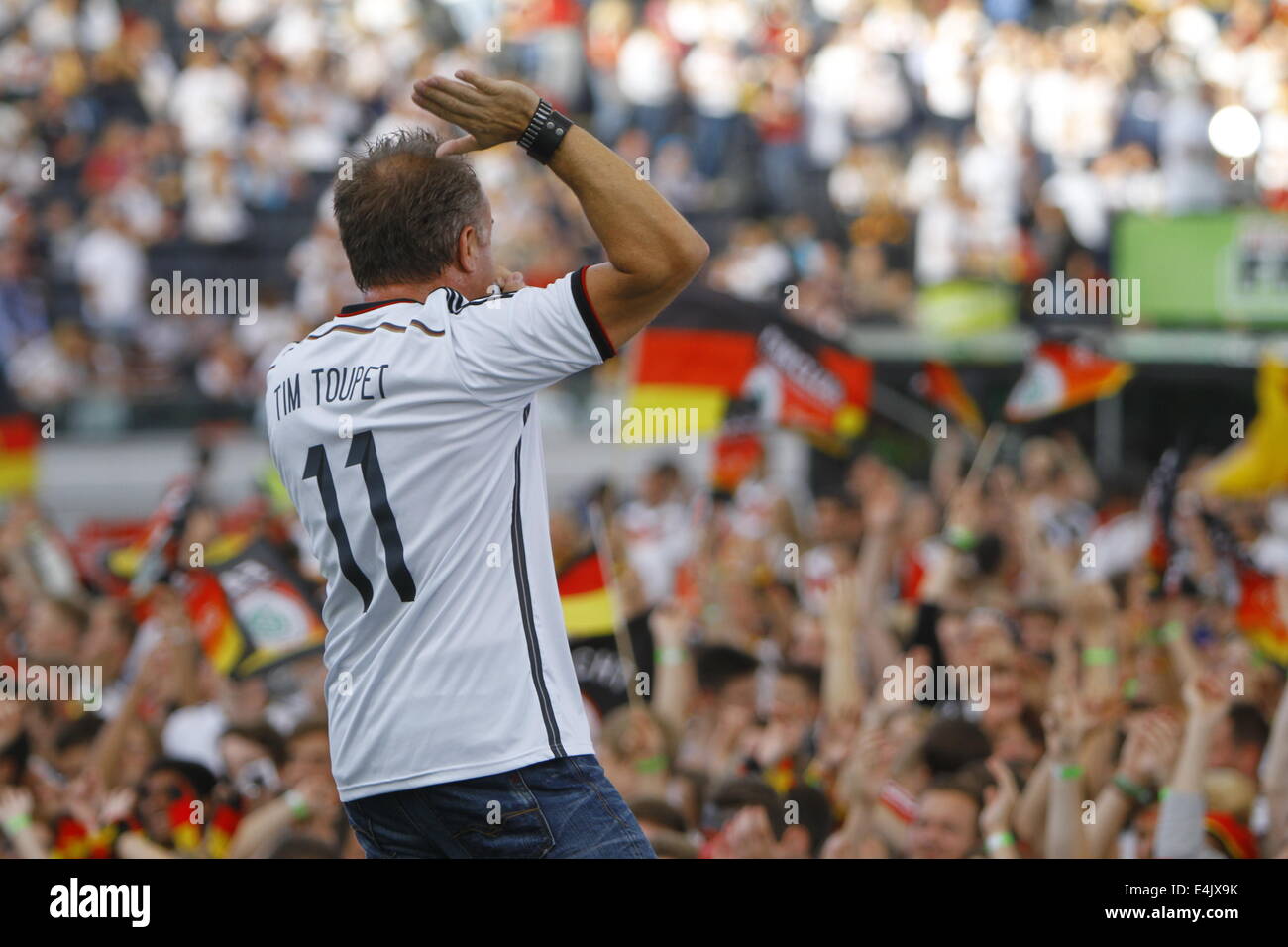 German singer Tim Toupet performs live on stage. German singer Tim ...