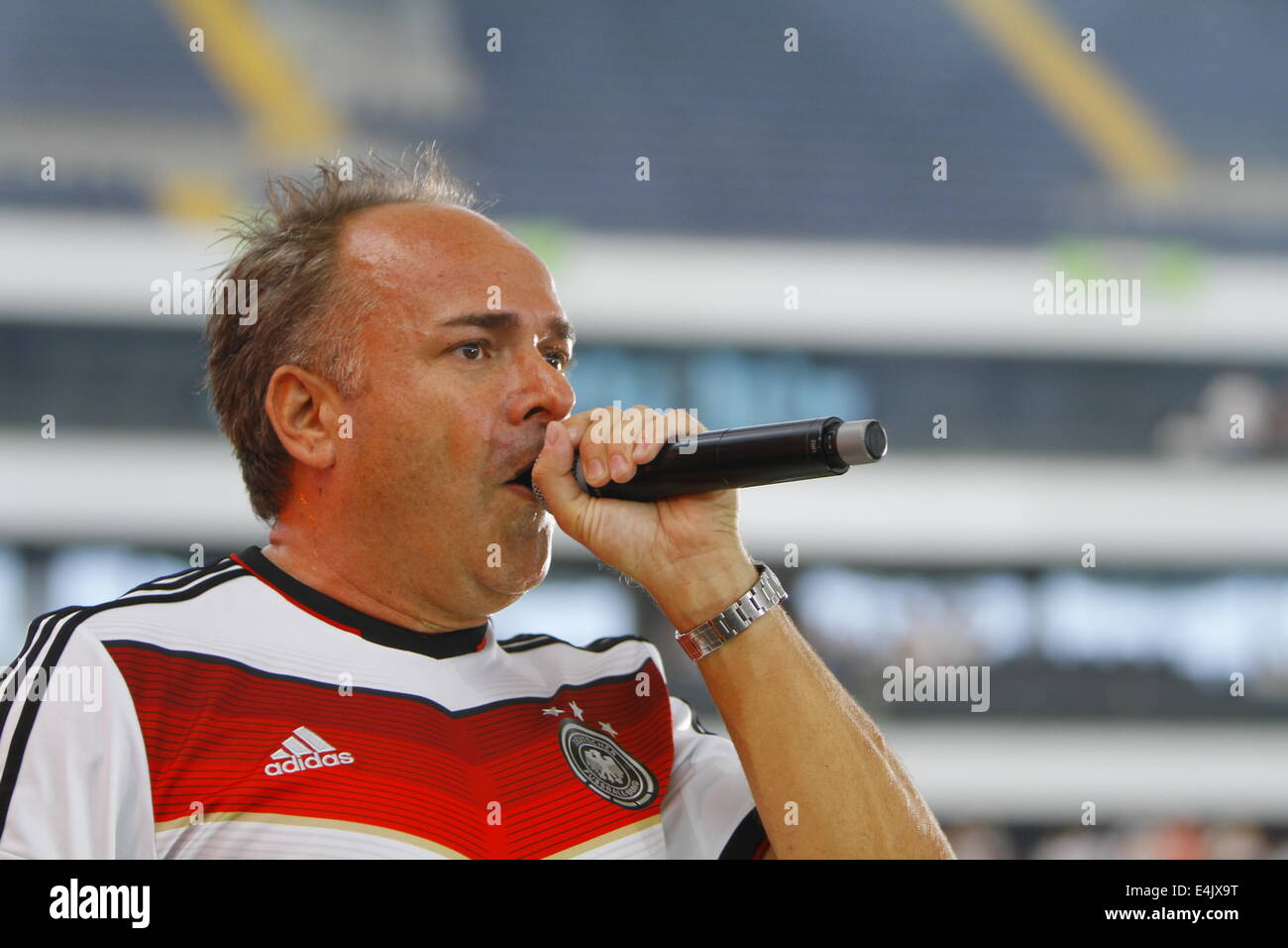 German singer Tim Toupet performs live on stage. German singer Tim ...