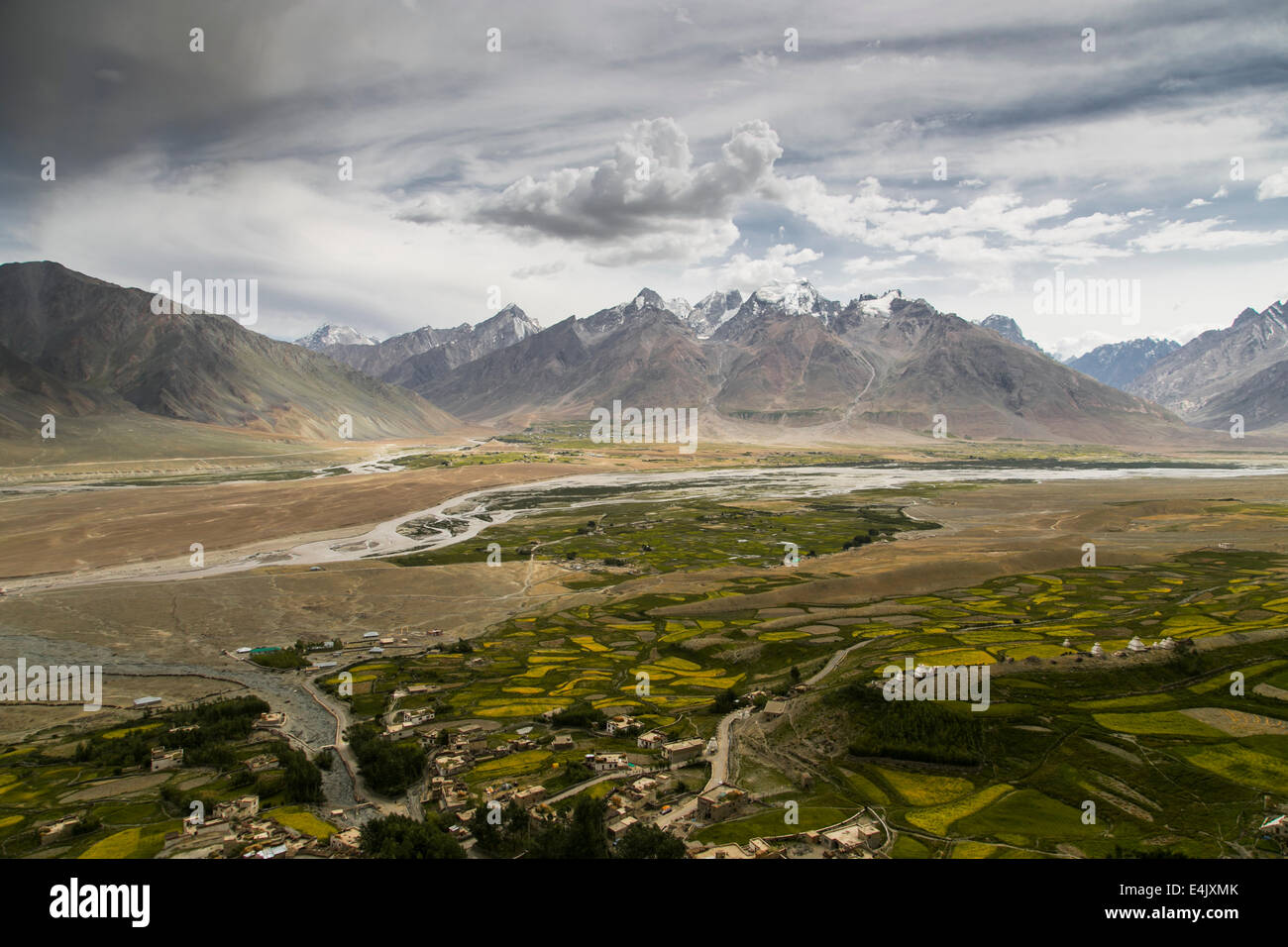 Landscape in Zanskar Valley, Northern India Stock Photo - Alamy
