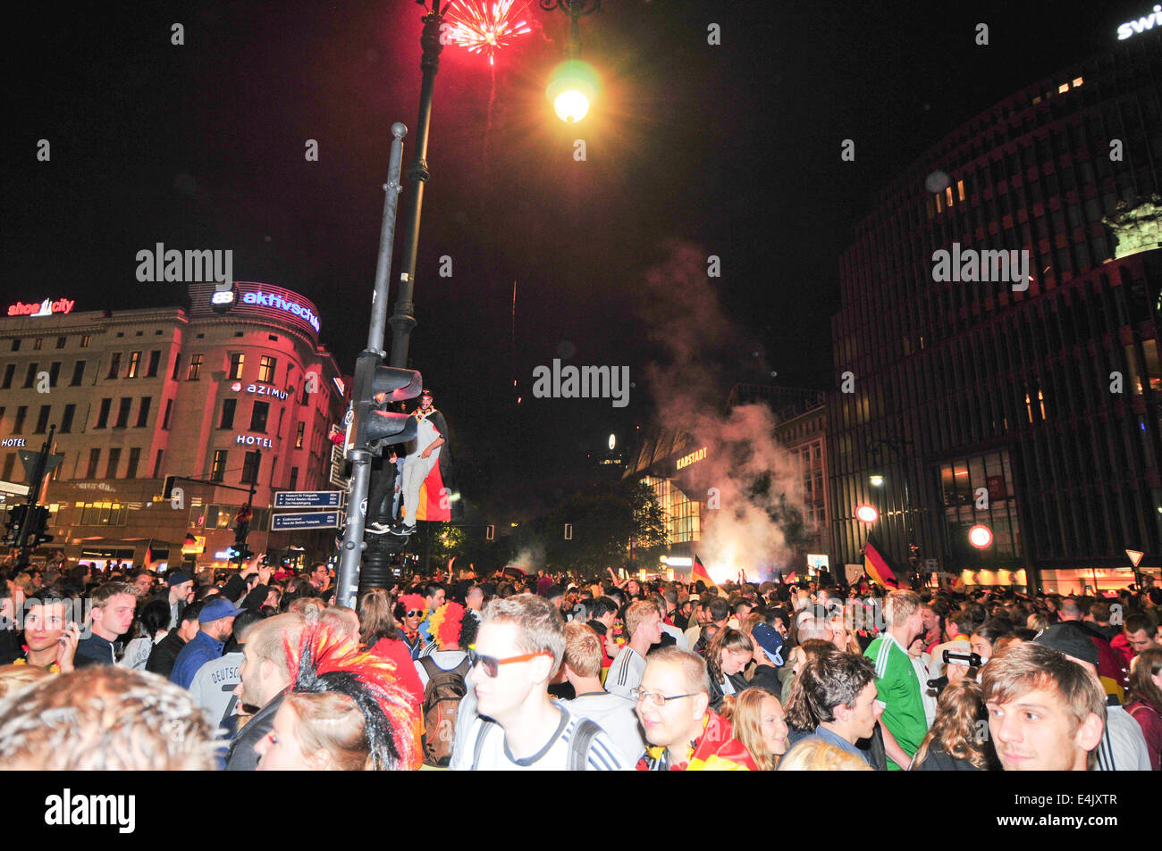 German supporters celebrating in hi-res stock photography and images ...