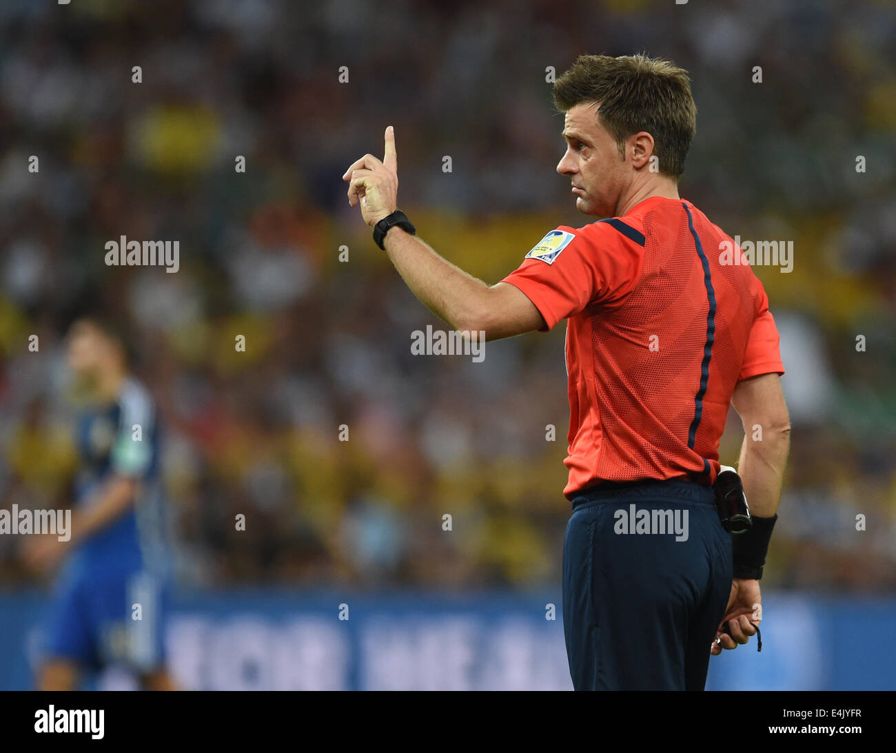 Rio de Janeiro, Brazil. 13th July, 2014. Italian referee Nicola Rizzoli ...