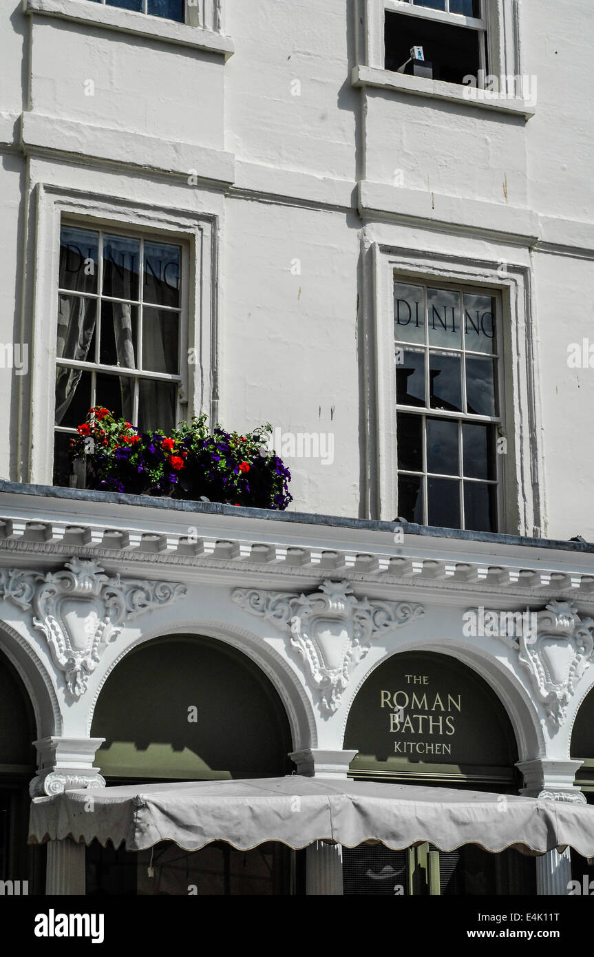 The Roman Baths tea room Stock Photo - Alamy