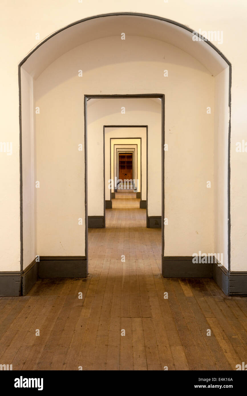 Corridor in the Officers Quarters in Fort Point San Francisco ...