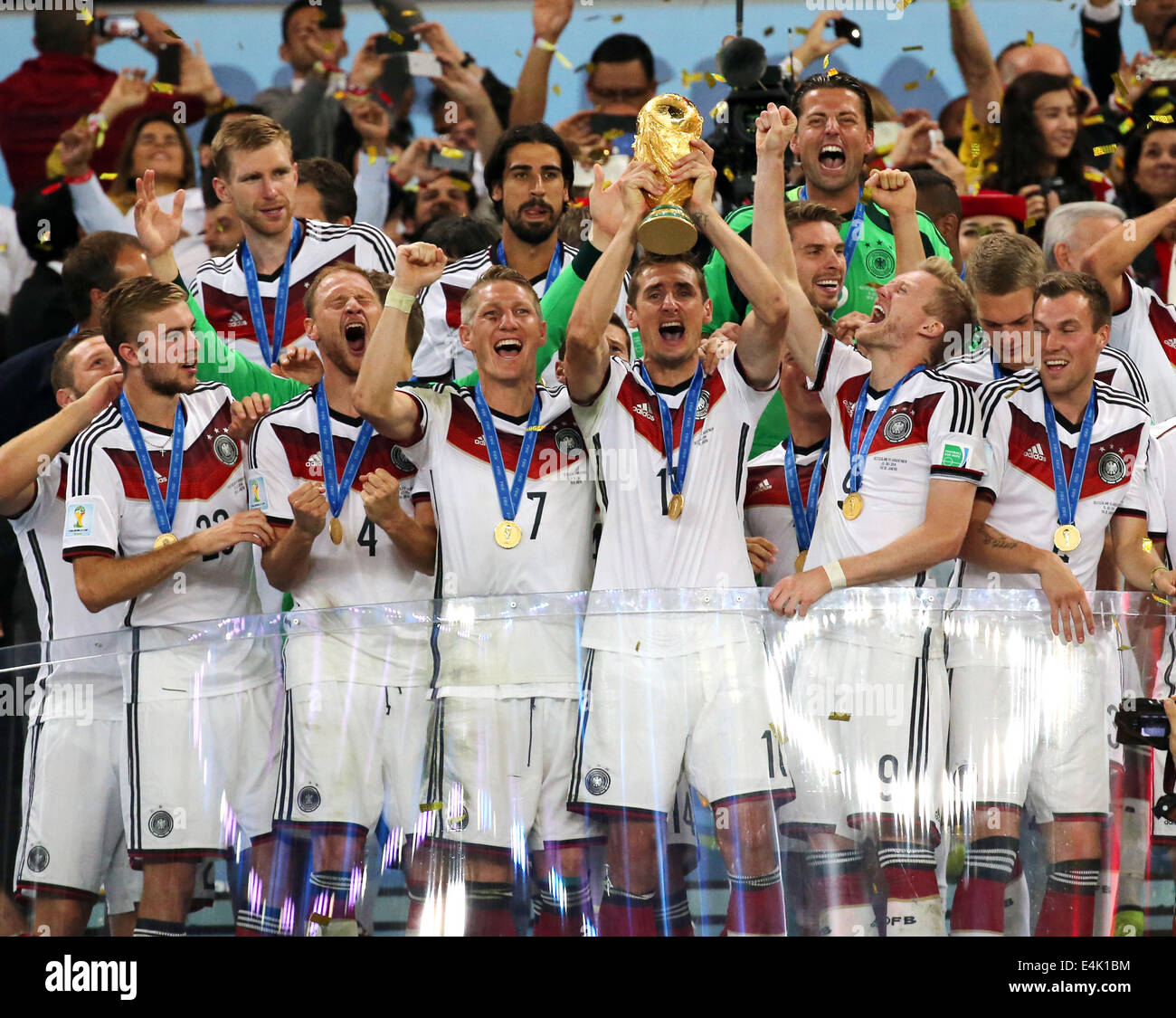 Rio de Janeiro, Brazil. 13th July, 2014. World Cup Final. Germany ...