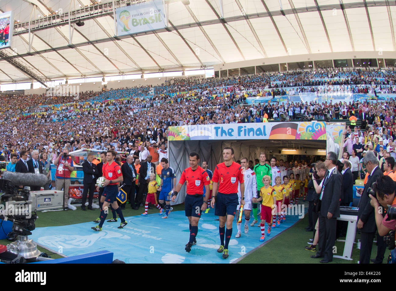 Two team group JULY 13, 2014 - Football/Soccer : FIFA World Cup Brazil ...